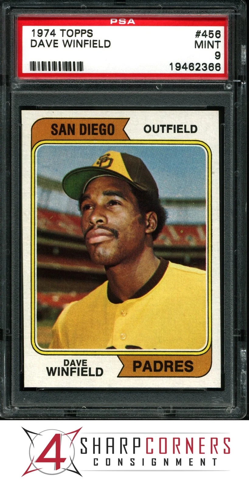 Dave Winfield 1974 Topps #456 Base PSA 9 Price Guide - Sports Card Investor