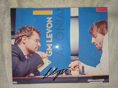 Levon Aronian CHESS GRANDMASTER SIGNED AUTOGRAPH 8x10 PHOTO MAGNUS ...