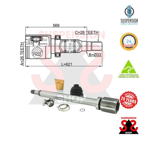 Front Axle Right Cv Joint Kit, Drive Shaft Suit VOLVO 940 2.3 ti 940 II ...