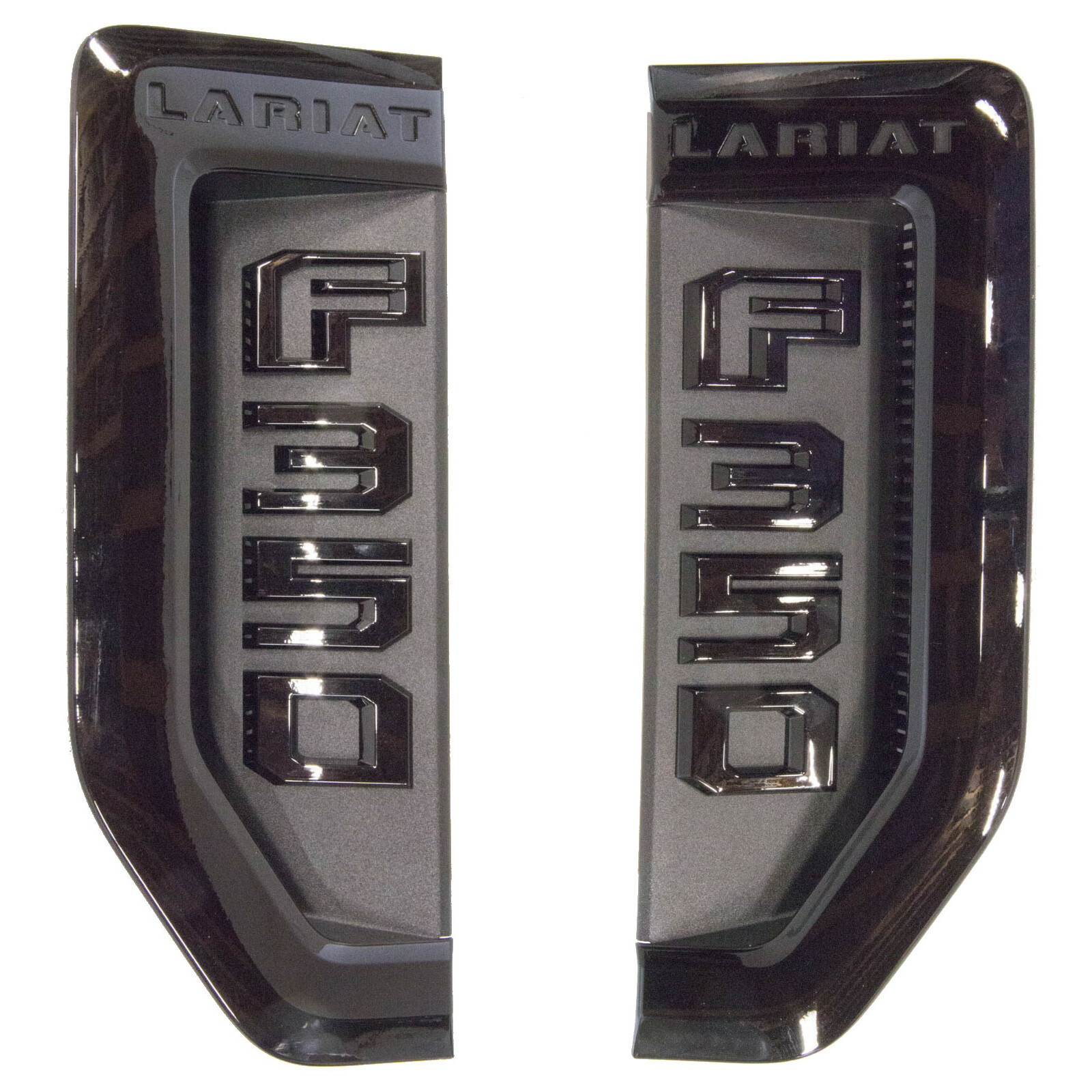 NEW OEM 17-22 Ford F350 Super Duty Lariat Sport Fender Emblem LH RH Set ...