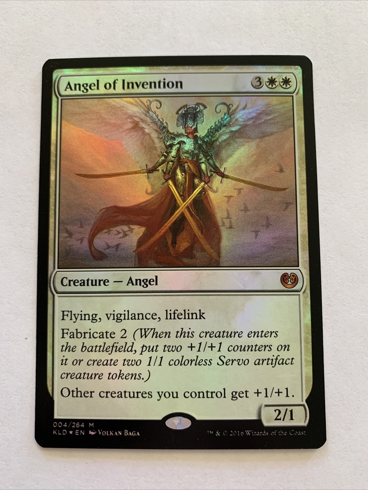 LP FOIL Angel Of Invention Kaladesh Magic The Gathering MTG | eBay