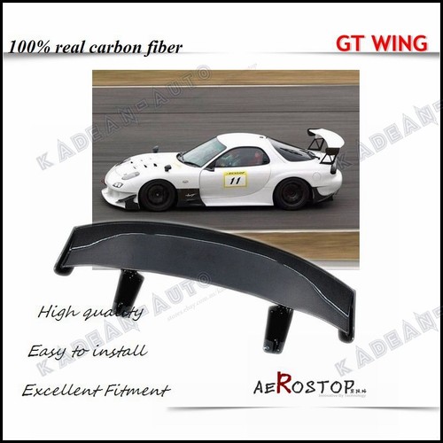 CARBON RE AMEMIYA RE-GT GT3 STYLE GT WING REAR SPOILER FOR RX7 FD3S ...