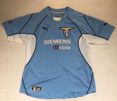 4105 Puma SS Lazio Jersey Home 2001/2002 Historic T-Shirt | eBay
