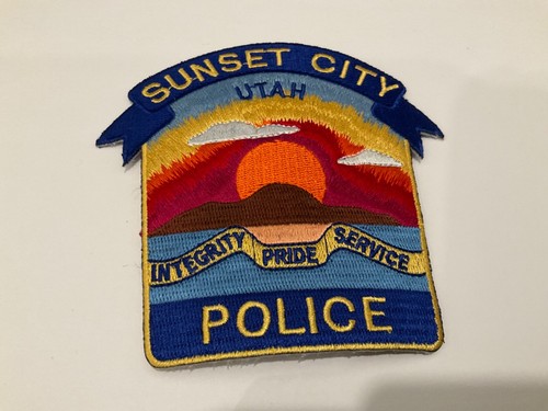 Sunset City Police State Utah Scenic UT | eBay