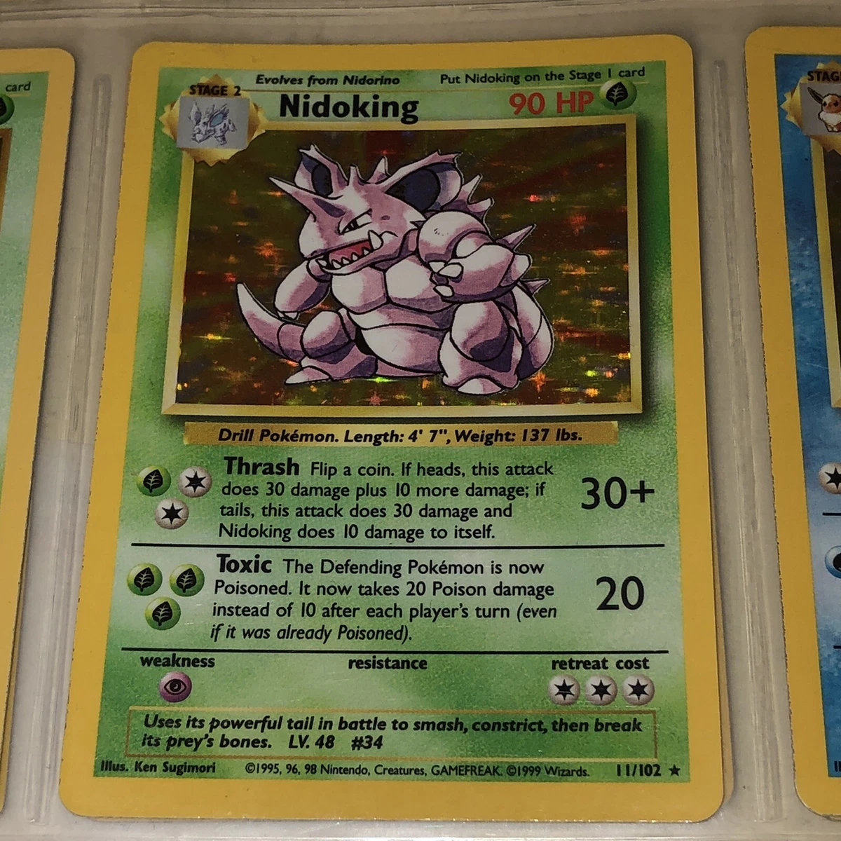 Nidoking Pokemon Card