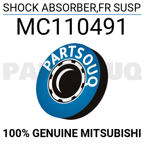 MC110491 Genuine Mitsubishi SHOCK ABSORBER,FR SUSP | eBay