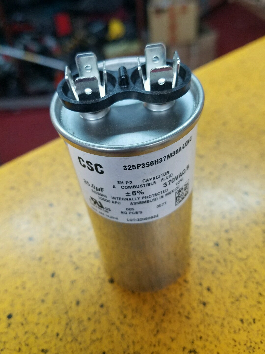 CAPACITOR 35 MF 370 VAC 50/60 HZ CSC | eBay