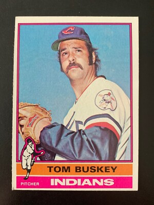 TOM BUSKEY 1976 Topps Baseball Card #178 – CLEVELAND INDIANS GUARDIANS ...