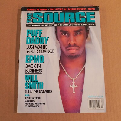 The SOURCE Magazine #96 September 1997 Puff Daddy EPMD Rakim Will Smith ...