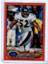 2023 Topps Composite - Topps Chrome Autographs Ray Lewis #TCA-RL Orange ...
