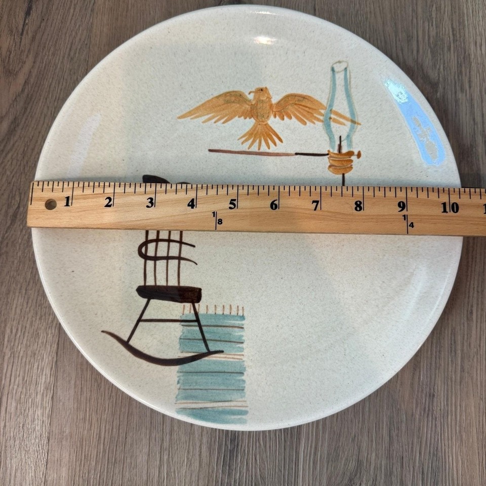 Red Wing Pottery Hearthside Large Dinner Plates Set of 4 MCM Farmhouse ...