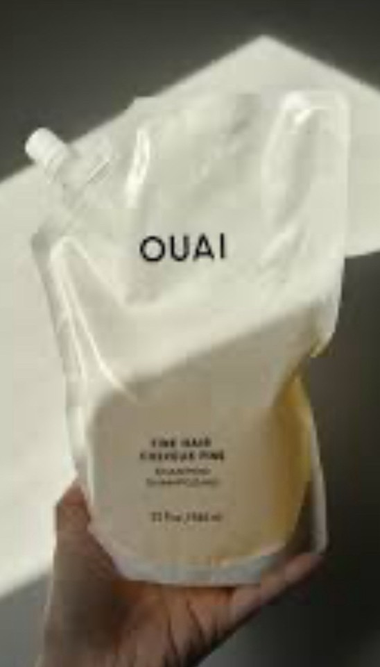 OUAI Fine Shampoo Refill - Volumizing Shampoo with Strengthening ...