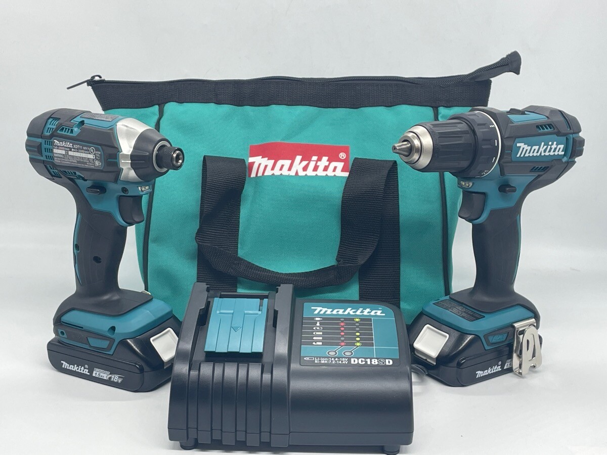 Makita 18v Drill / Impact Driver Tool Set - XFD10 / XDT11 (AP1126229 ...