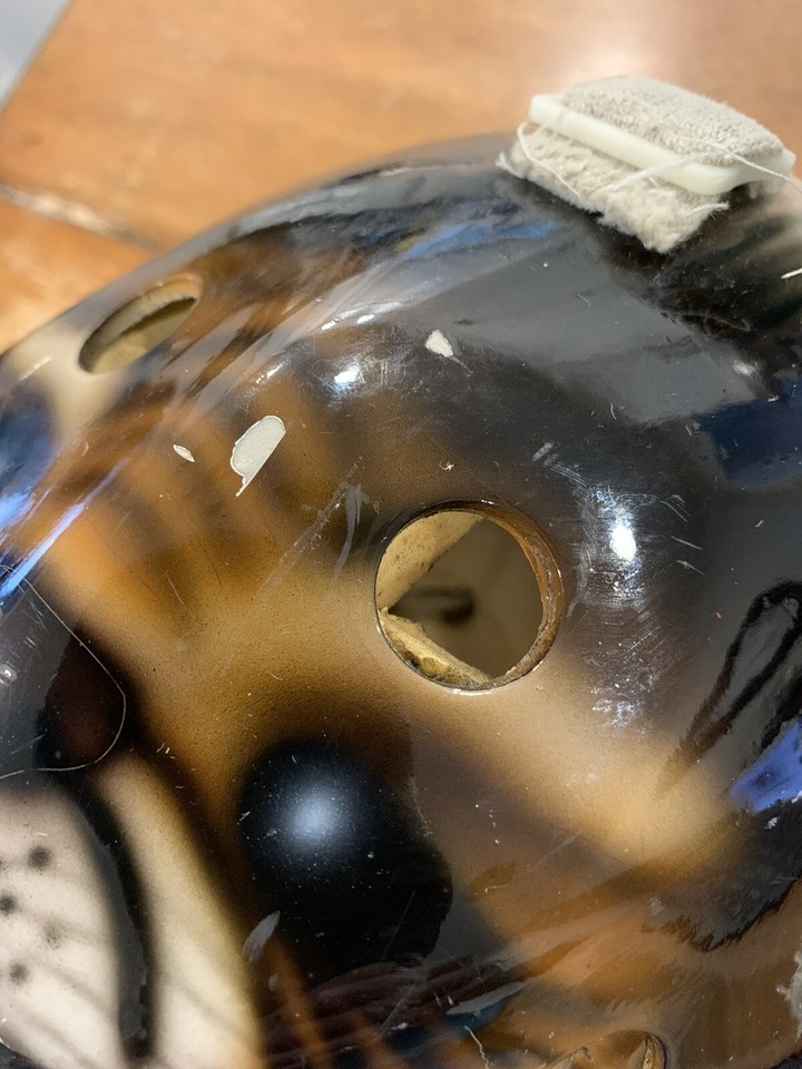 Vintage Custom Painted Eddy Masks Hockey Goalie Mask CSA Approved | eBay