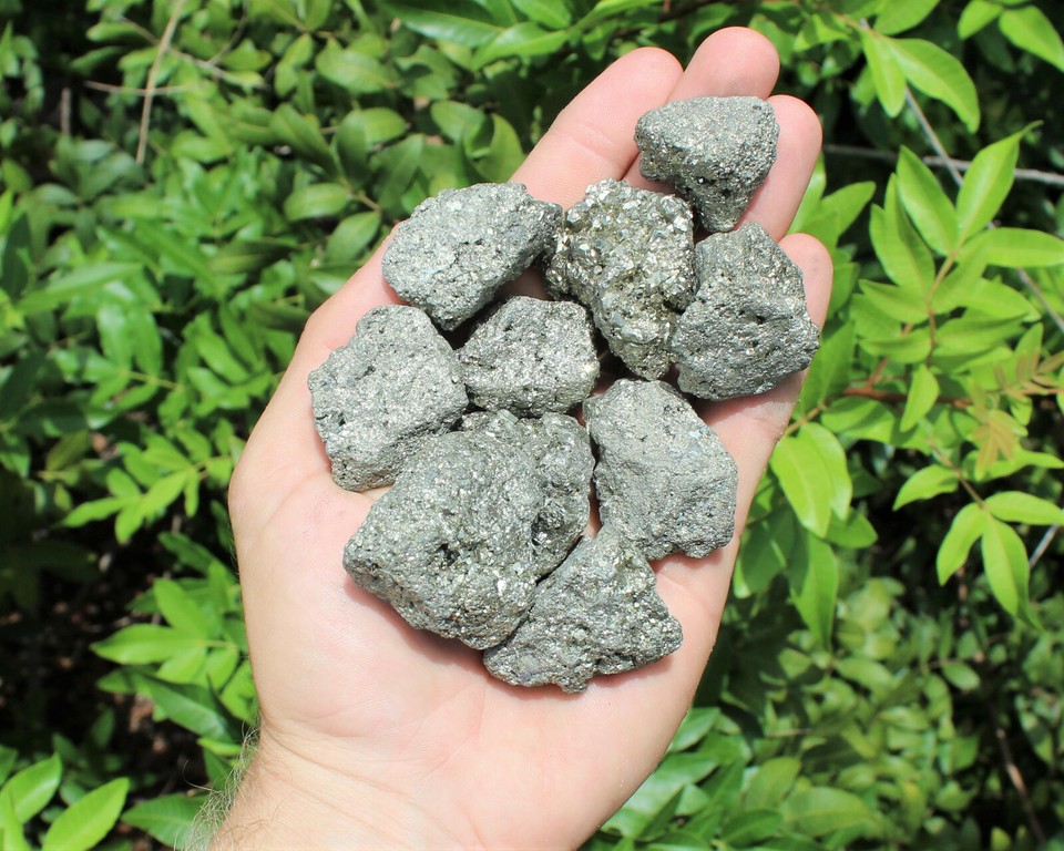 2 lb Wholesale Bulk Lot Rough Natural Pyrite Chispa, Gemstone Crystal ...