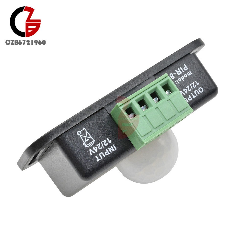 5pcs Automatic DC 12V-24V 6A Infrared PIR Motion Sensor Switch Fit For ...