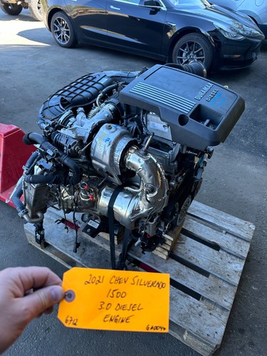 21 CHEVROLET GMC 1500 YUKON SUBURBAN 3.0 DURAMAX DIESEL ENGINE MOTOR ...
