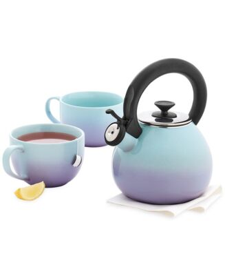 THE CELLAR Tea For Two Set 1.4 QT - Tea Kettle Includes two Tea Cups | eBay