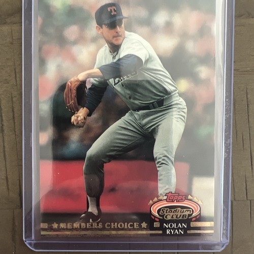 1992 Topps Stadium Club - Members Choice #605 Nolan Ryan for sale online | eBay