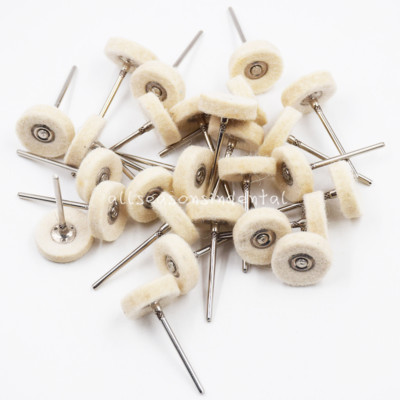 Dental Rotary Tools Wool Polishing Buffing Wheels Brushes Burs 10/50 ...