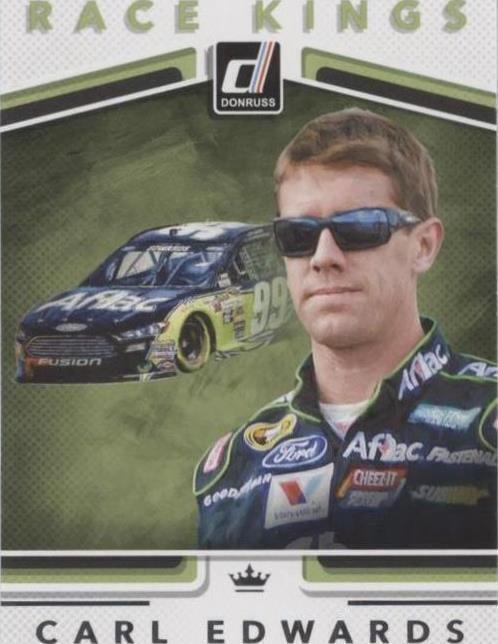 2018 Panini Donruss NASCAR - Race Kings Carl Edwards #3 for sale online ...