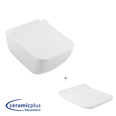 VILLEROY & BOCH VENTICELLO WC SPÜLRANDLOS DIRECTFLUSH 4611R0R1 INKL. WC ...