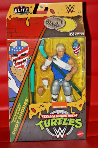 Cody Rhodes /Casey Jones Mattel WWE X TMNT ELITE COLLECTION Action ...