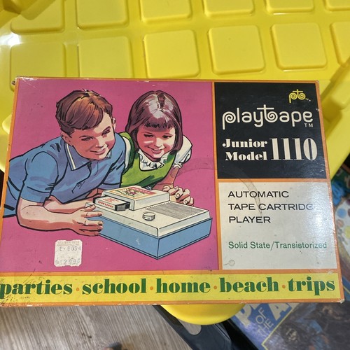 Vintage 1968 play tape Junior model 1110 O-Matic tape cartridge player ...