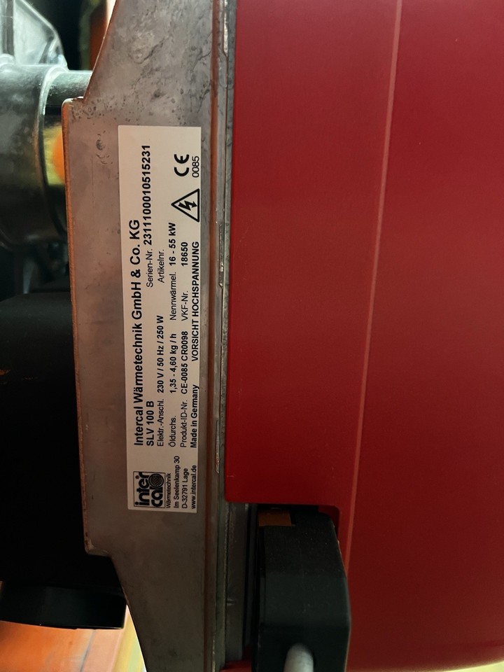 Intercal SLV 100 B Öl-/Gelbbrenner, Neuwertig, Wartung 1/25 ...