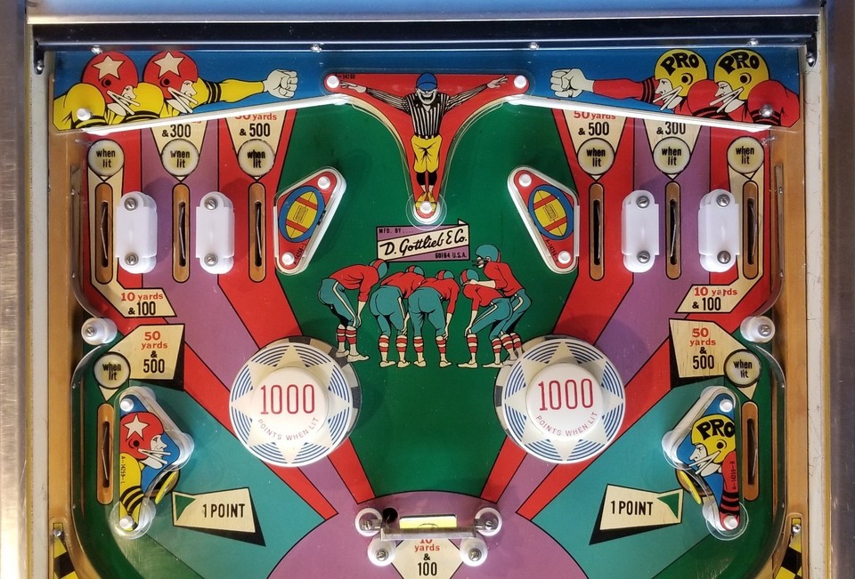 Pro-Football Pinball Machine (1973 Gottlieb) Completely Refurbished | eBay