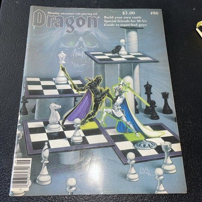 Dragon Magazine (TSR Dungeons & Dragons role-playing aid) issue 86 | eBay