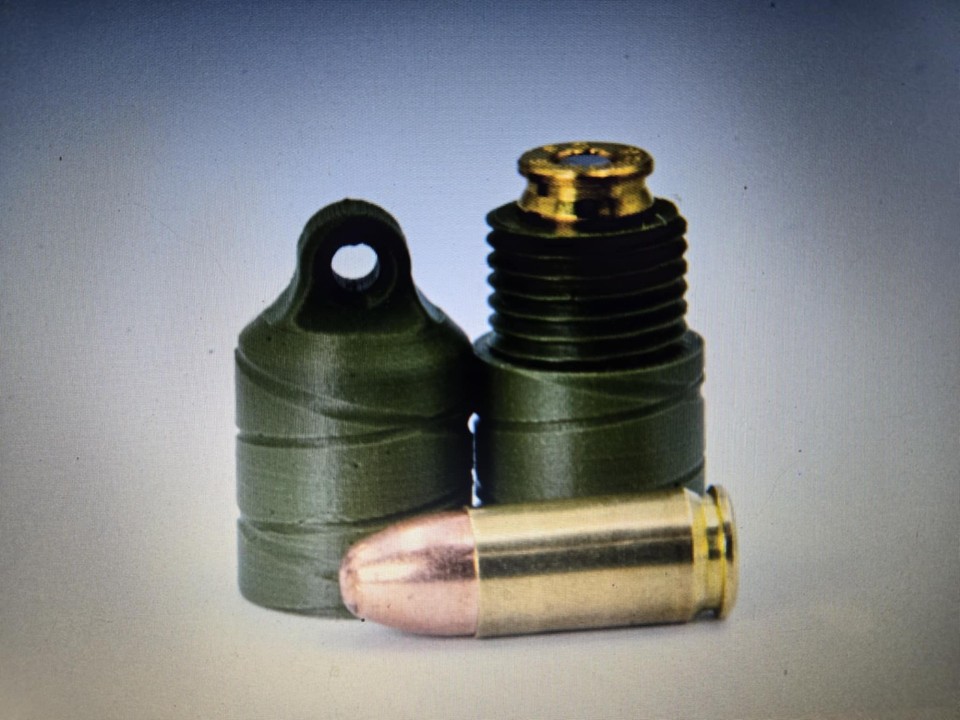 3D Printed Emergency Bullet 9mm Keychain Brown | eBay