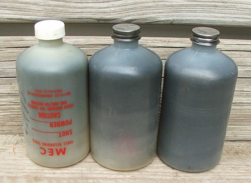3 Vintage MEC Polyethylene Powder/Shot Bottles Lot 301L-13 | eBay