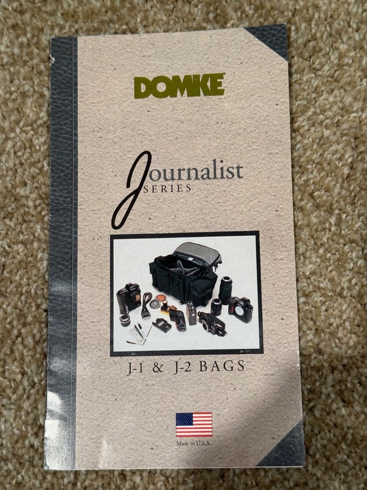 Domke J-1 Journalist Camera Bag, Black #700J1B | eBay