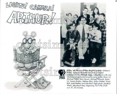 1996 Voice Actors of Beloved Children's TV Show Arthur Press Photo ...