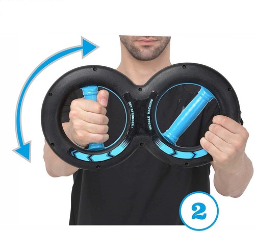 Steel Spring Rotating Muscle Trainer, Arm Strengthener,Home and Outdoor ...