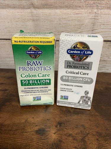 Garden Of Life 50 Billion Colon Care 80 Billion Critical Care 30 Cap ...