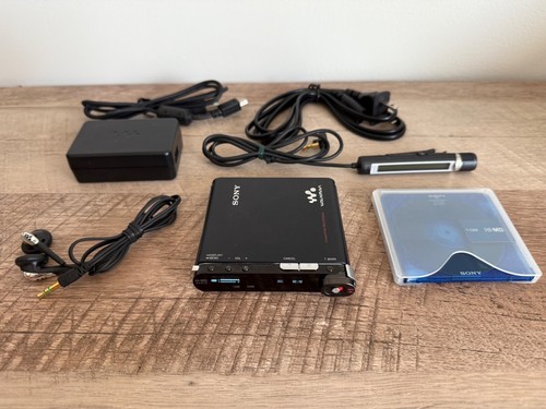 RARE GRAIL - BLACK - Sony MZ-RH1 Hi-MD MiniDisc Recorder – NEW OLED ...
