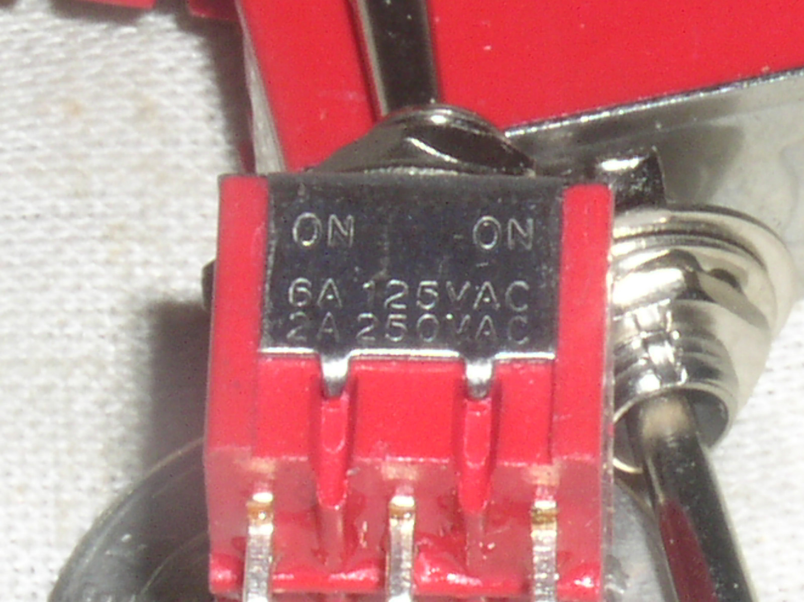 3 MINI PROJECT TRAIN SET TOGGLE SWITCH 4PDT 4P2T MULTI 4 POLE ON-ON 6A ...