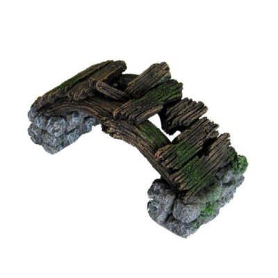 Betta Choice Small Wooden Bridge Aquarium Fish Tank Decor Ornament ...