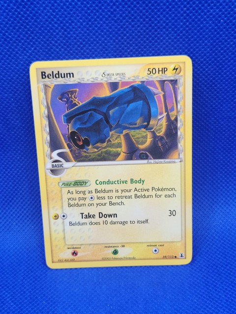 Pokémon TCG Beldum (Delta) EX Delta Species 59/113 Regular Common for ...