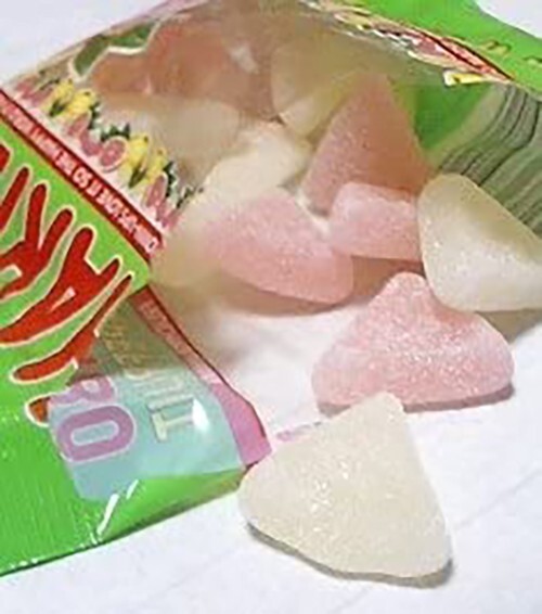 HARIBO Gummy Chewy Sour Candy Triangle Shape Grapefruit 200g x 6 bags ...