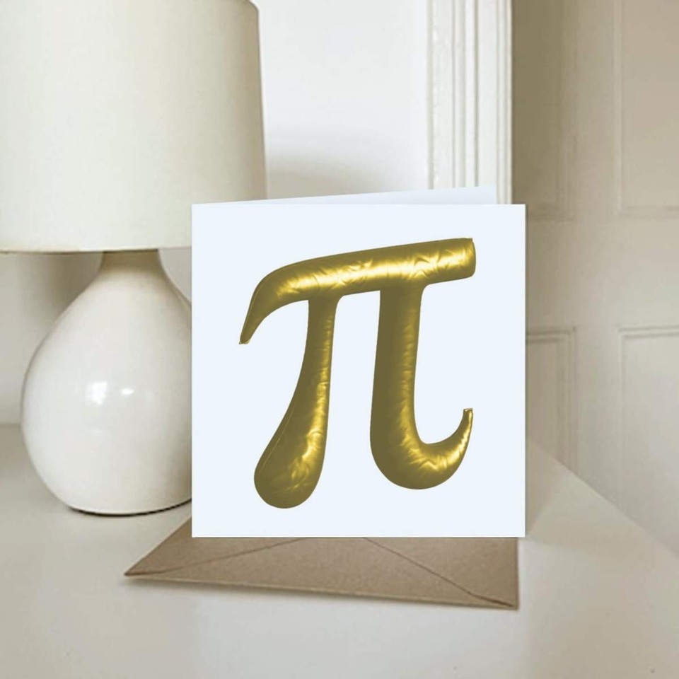 'Pi Symbol' Greeting Cards (GC046770) | eBay UK