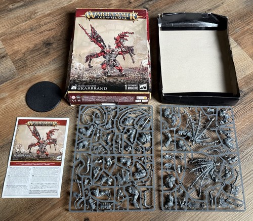 RARE NEW OPEN BOX Warhammer 40K Chaos Daemons/Age Sigmar Blades Khorne Skarbrand | eBay