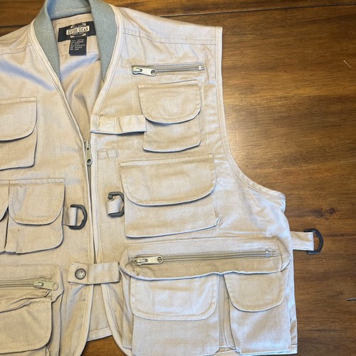 Guide Gear Vest Mens Fishing Hunting Size L Reg Green Full Zip 12 ...