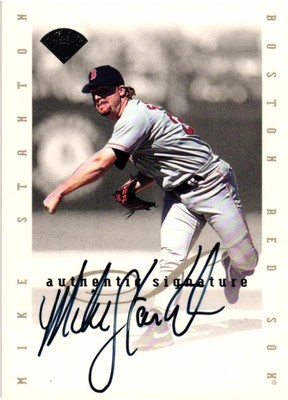 1996 Leaf Signature Series On-Card Autograph - Mike Stanton Red Sox | eBay