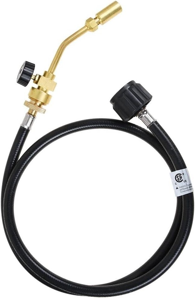 Mapp Propane Gas Tank Turbo Hose Adapter Torch Kit Brazing Soldering ...