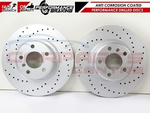 FOR BMW M135i M140i M235i M240i M SPORT REAR COATED SPORT DRILLED BRAKE ...