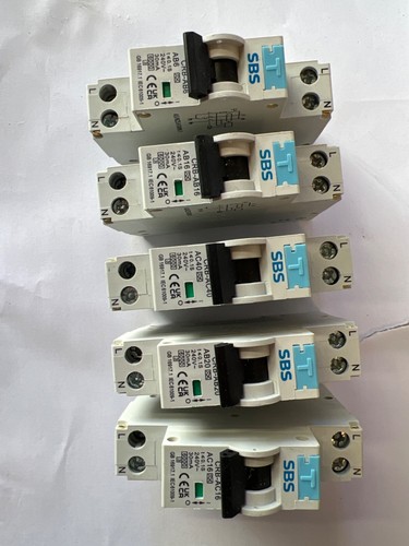 SBS Type A B C COMPACT 6KA Double Pole Mini RCBO 6a 10a 16a 20a 25a 32a ...