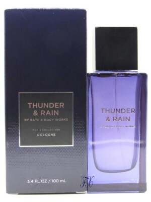 BATH & BODY WORKS THUNDER & RAIN MEN'S COLOGNE SPRAY 3.4 FL OZ **NEW IN ...